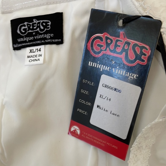 Unique Vintage | Dresses | Grease X Unique Vintage Sandy Simcox White ...